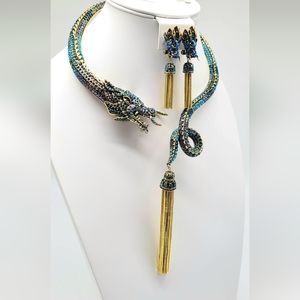 Heidi Daus | Jewelry | Heidi Daus Magnificent Blue Swarovski Crystal ...